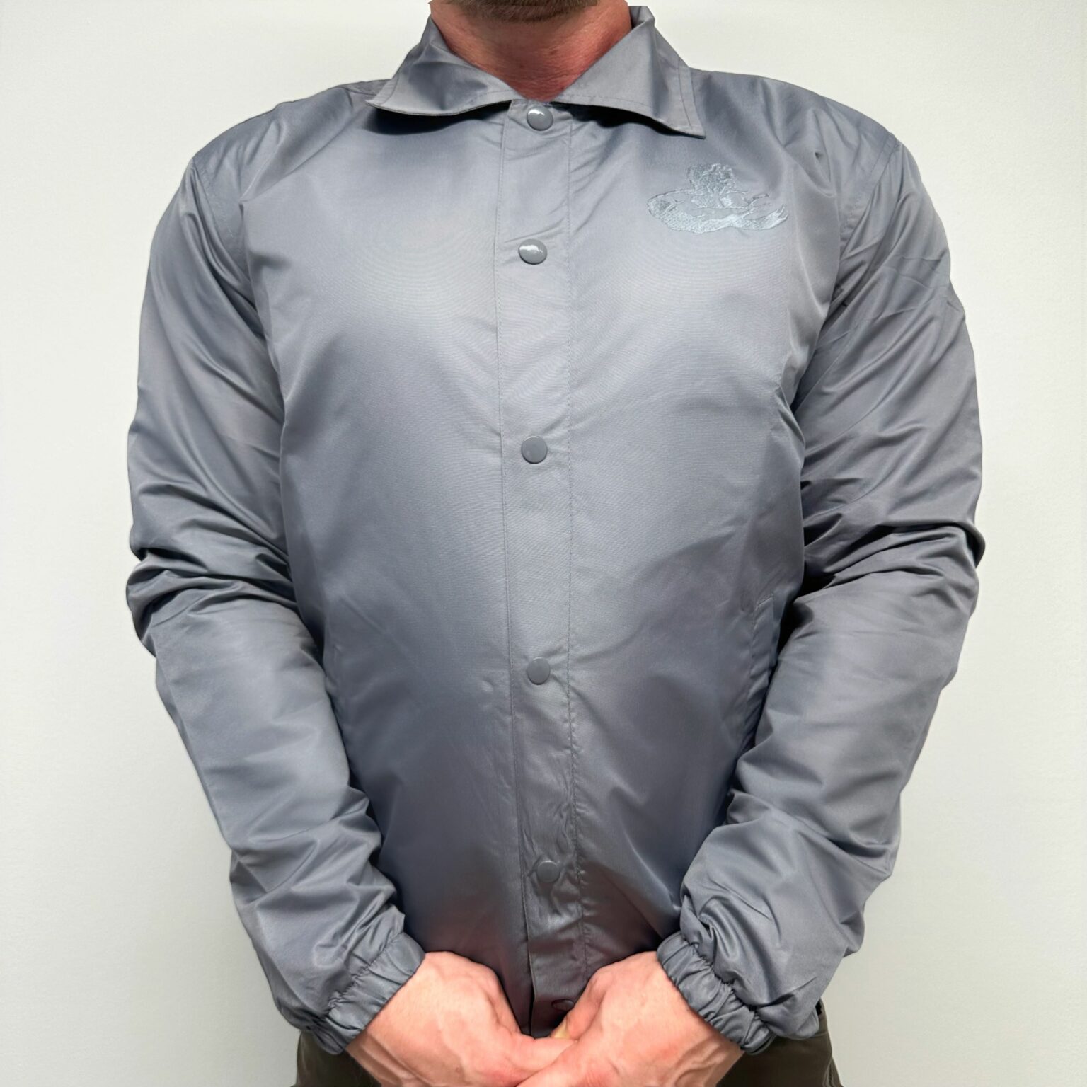 Olympia Coach Jacket Gray